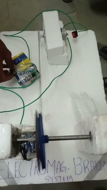 Electromagnetic braking system project (Mechanical engineering) - YouTube