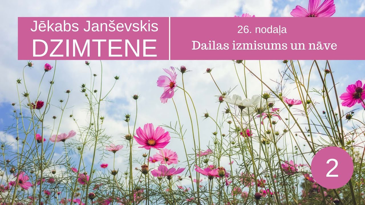 Jēkabs Janševskis. DZIMTENE. 2. daļa "Ceļi un tekas" 26. nodaļa "Dailas ...