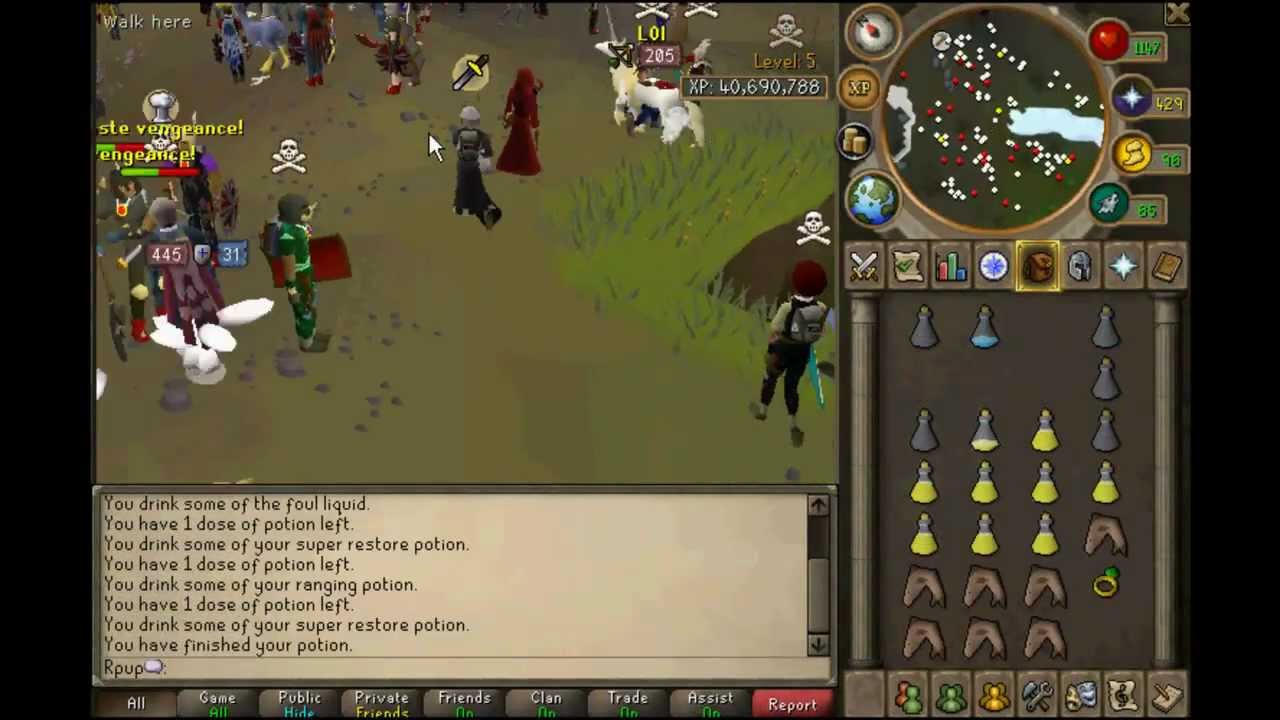 Runescape | Mage Pjer justice 3 | Void hand cannon pking - YouTube