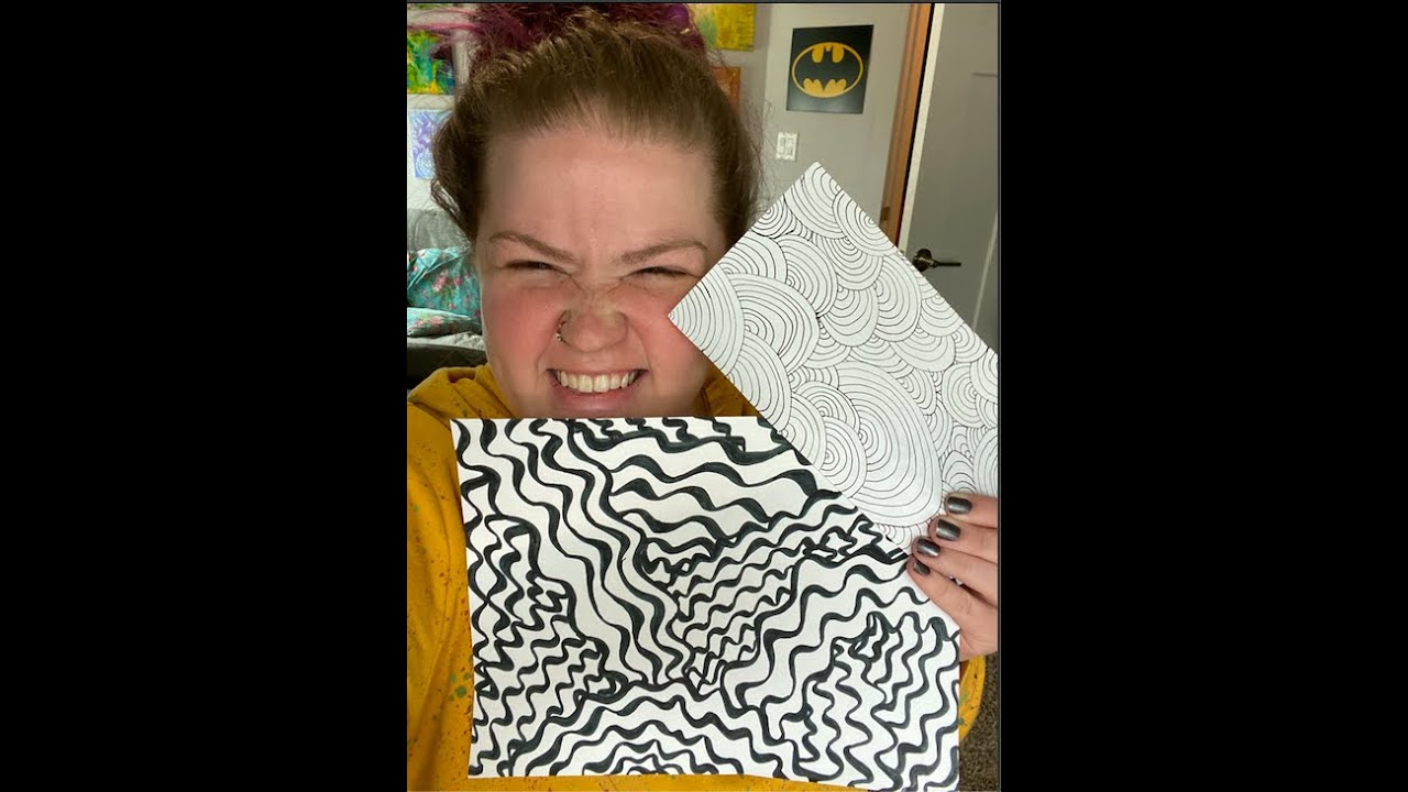 Week 6, Lines: Repetitive Line Art, 2nd-3rd grades - YouTube