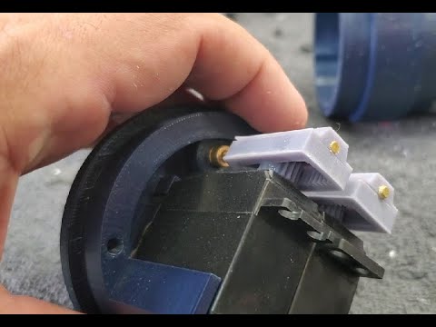 True linear servo conversion kit for standard servos - YouTube