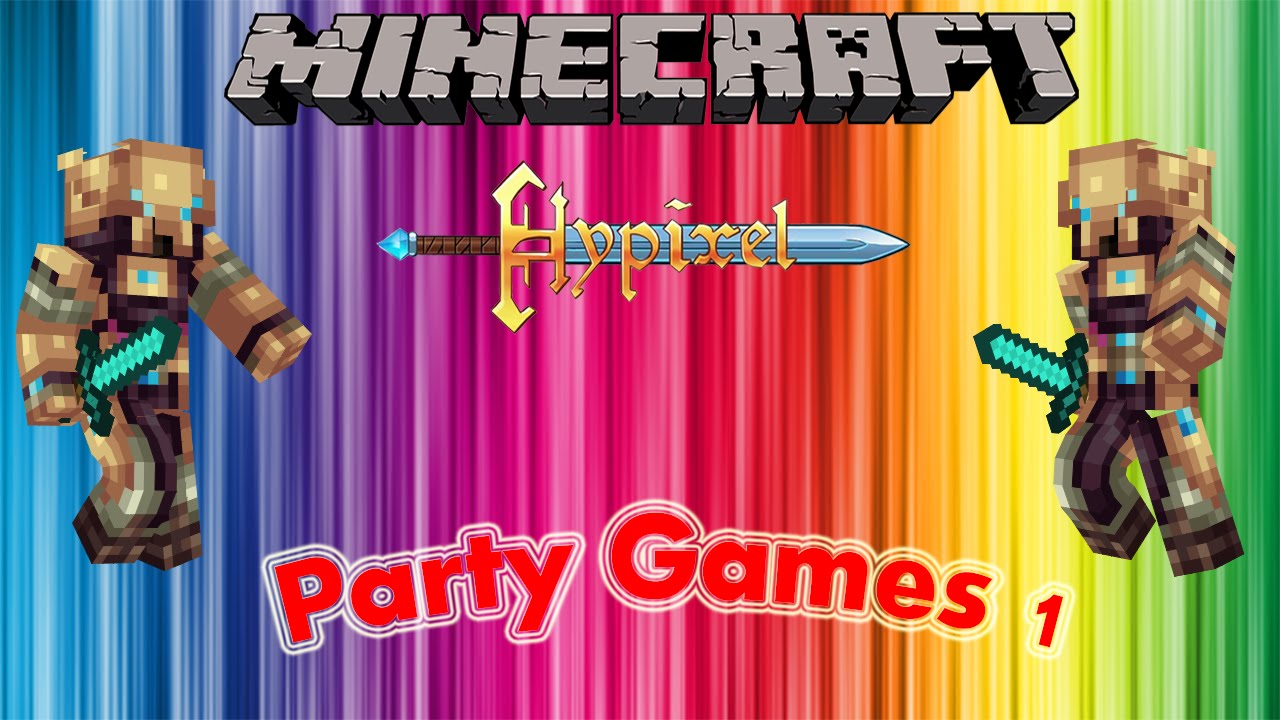 Minecraft: Découverte de Party Games 1 sur Hypixel - YouTube