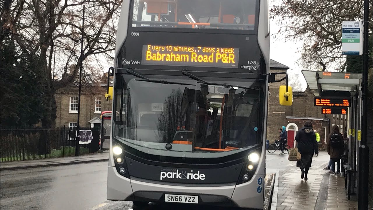 P&R Stagecoach East E400 MMC ADL bus from Cherry Hinton to Cambridge ...