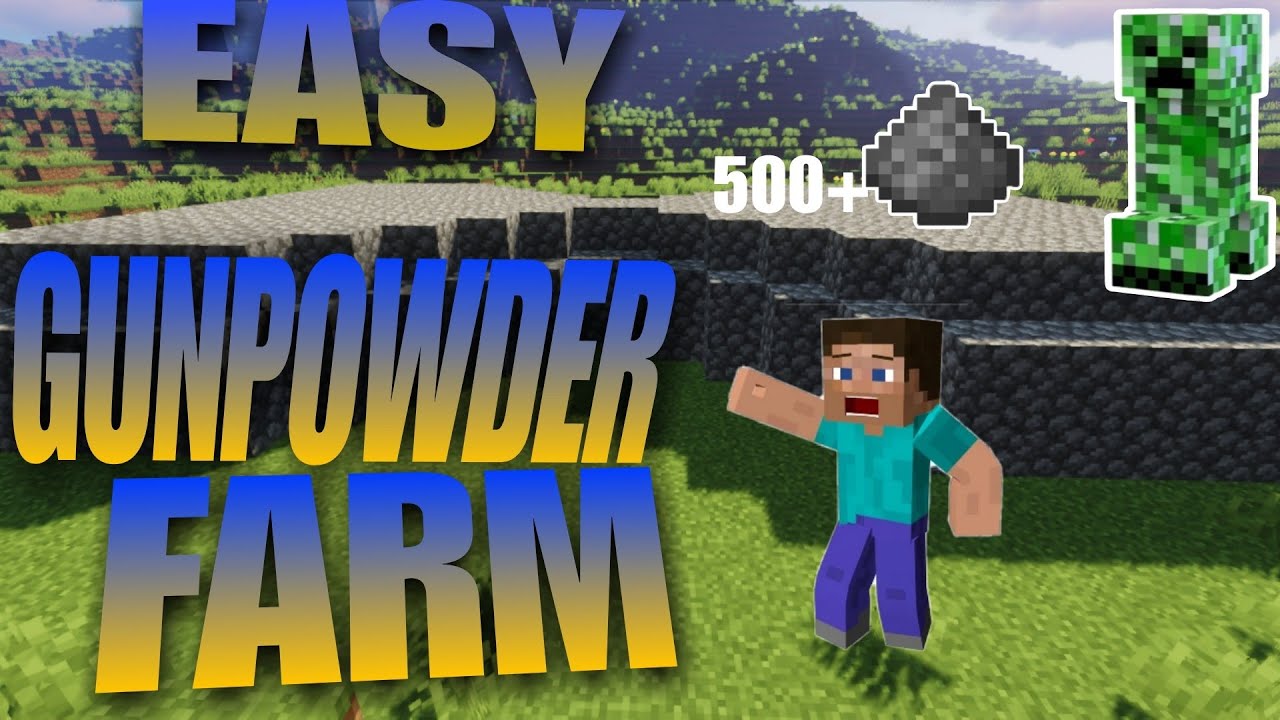 Creeper Farm Minecraft for 1.18 or 1.19 // Easy And Fast - YouTube