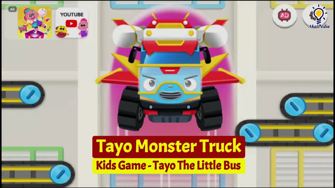 Game Play Tayo The Little Bus Monster Truck 1 - Kids Game #gamekids # ...