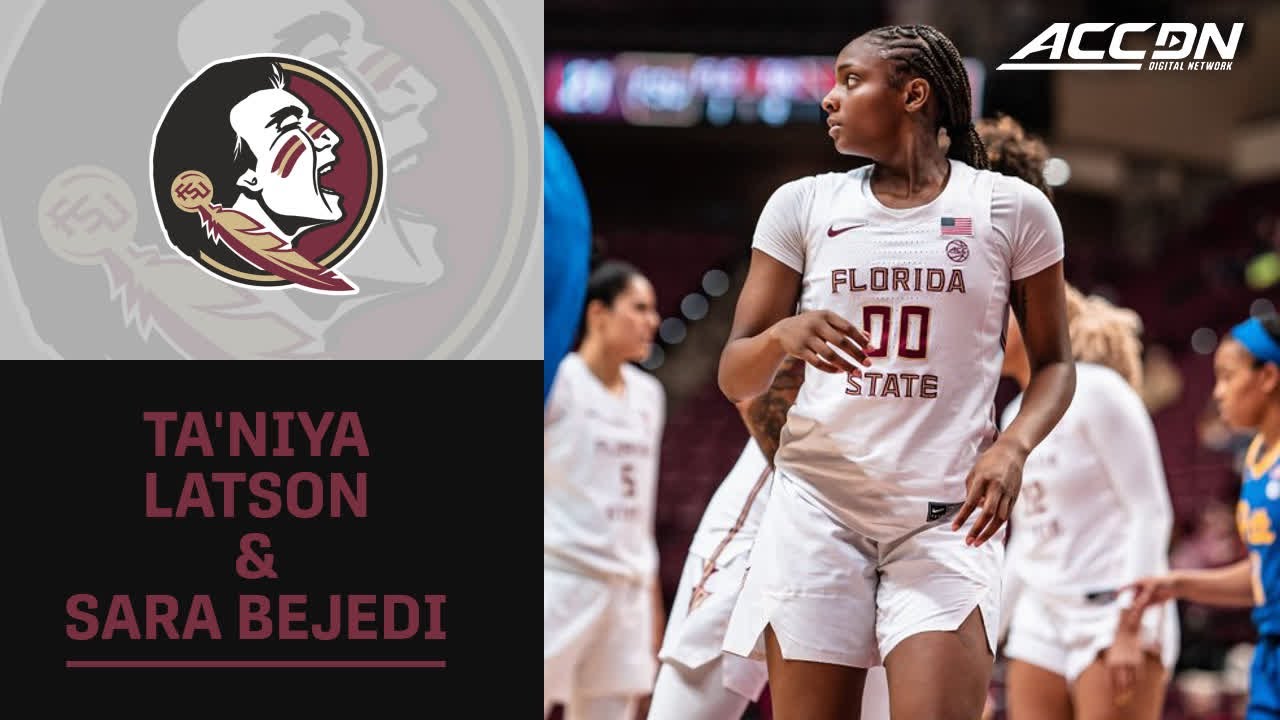 FSU's Ta'Niya Latson & Sara Bejedi Combine To Outscore Pittsburgh - YouTube
