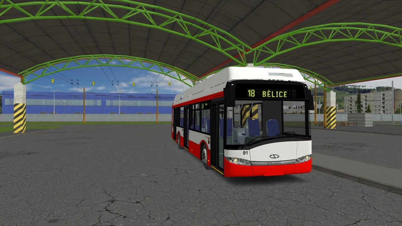 SIMT Simulator 1.5.96 Linia 18 (Wyjazd na linię) - Solaris Trollino ...