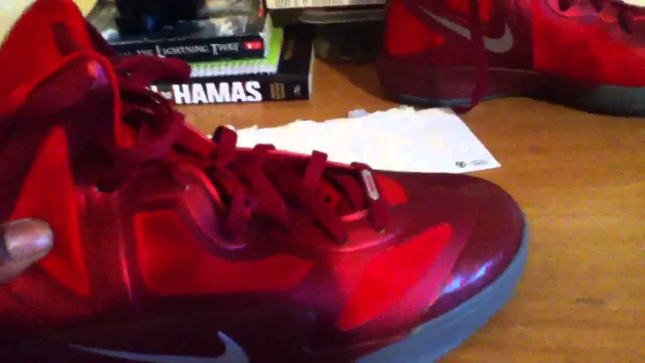 Nike Zoom Hyperfuse 2011 Supreme Red - YouTube