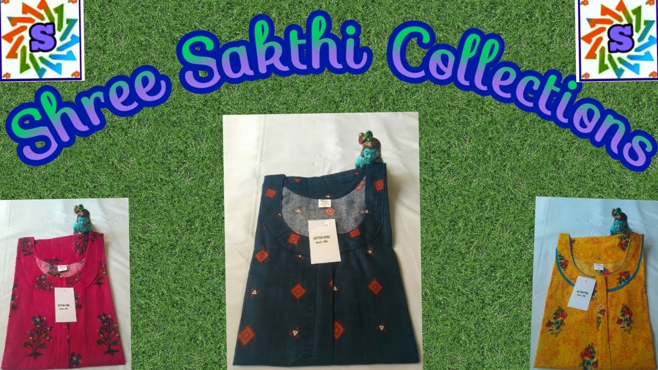 Dhalavaipuram Cotton Nighties, Shree Sakthi Collections,XL, Free ...