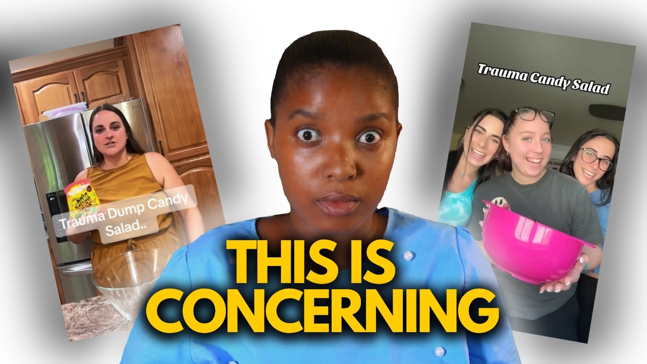 Tiktok's Candy Salad Trauma Dumping - YouTube