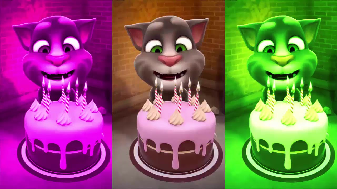 Learn Colors with My Talking Tom Colours for Kids Animation Education ...