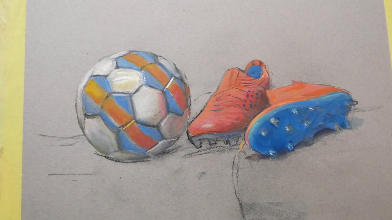 how to draw soccer shoes - YouTube