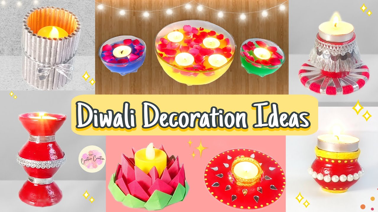 7 DIY diwali decoration ideas | Easy and unique diwali decor ideas at ...