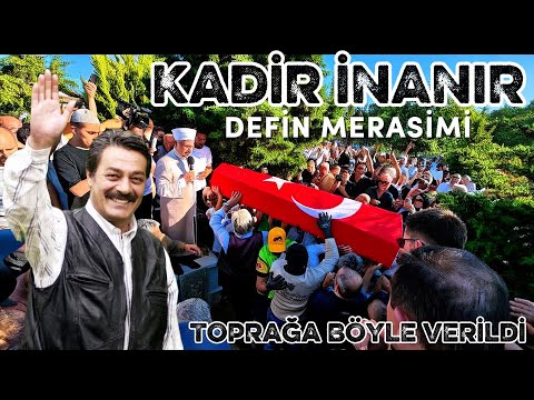 KADİR İNANIR MEZARI 🥀 Ustaya Böyle Veda Edildi