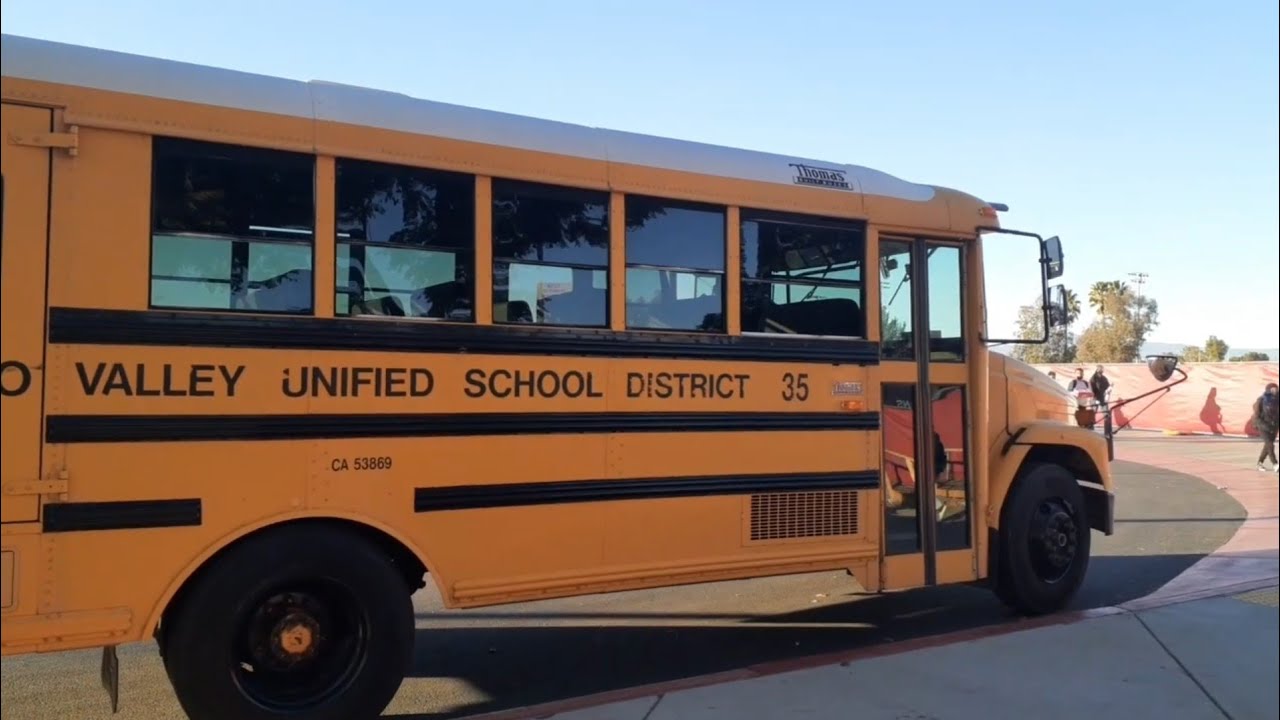 Thomas FS65 bus 33 ride from 2023-2024 7th grade year - YouTube