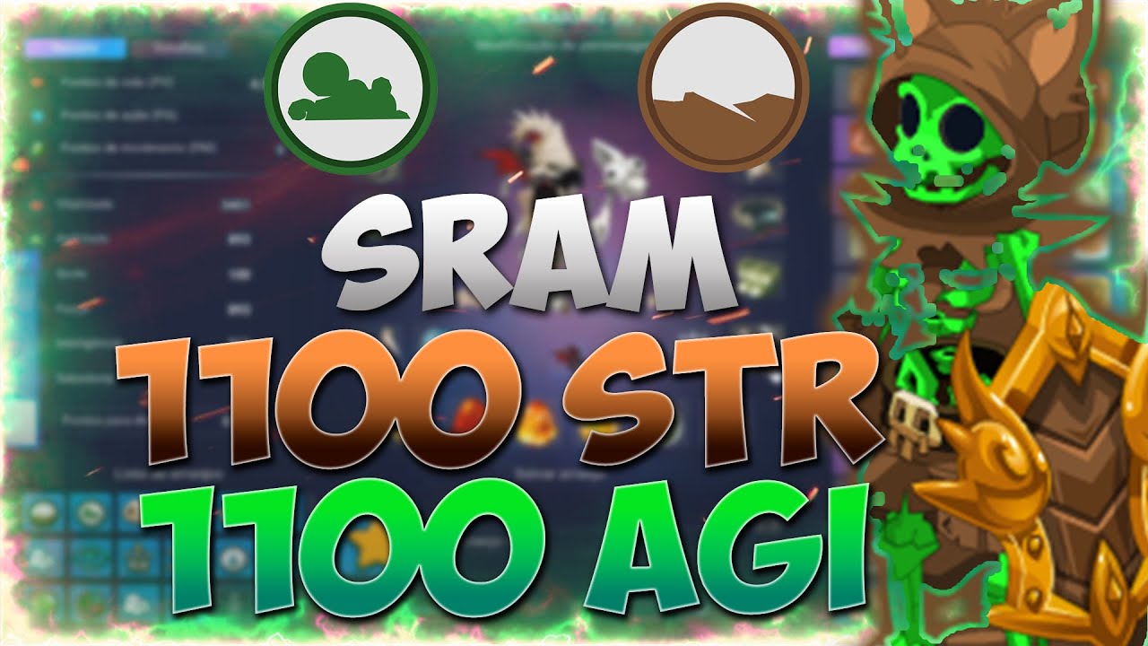[DOFUS] PVP 1X1: SRAM 1100 AGI + 1100 STR (TOXIC + TRAP) - YouTube