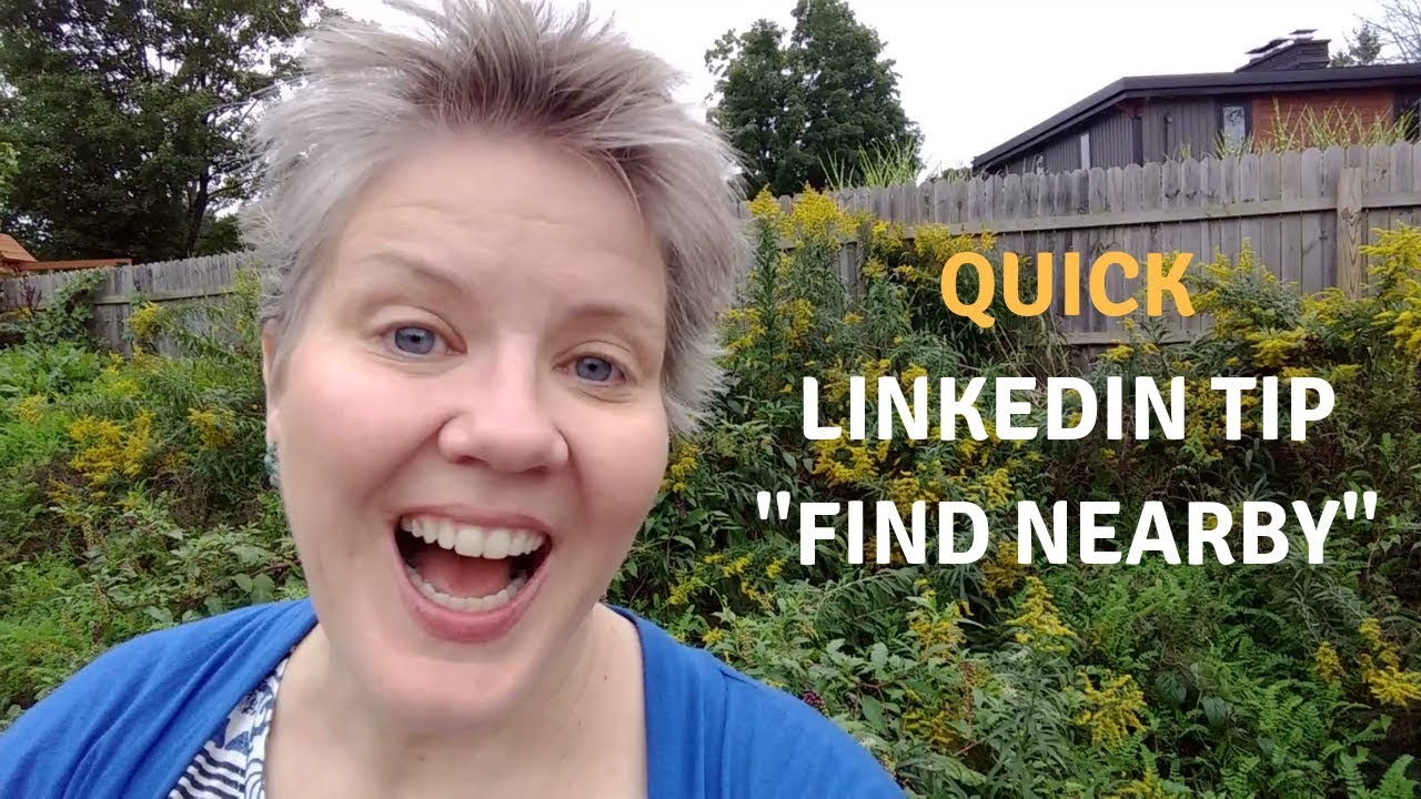 Quick LinkedIn Trick - How to Use "Find Nearby" at a Conference - YouTube