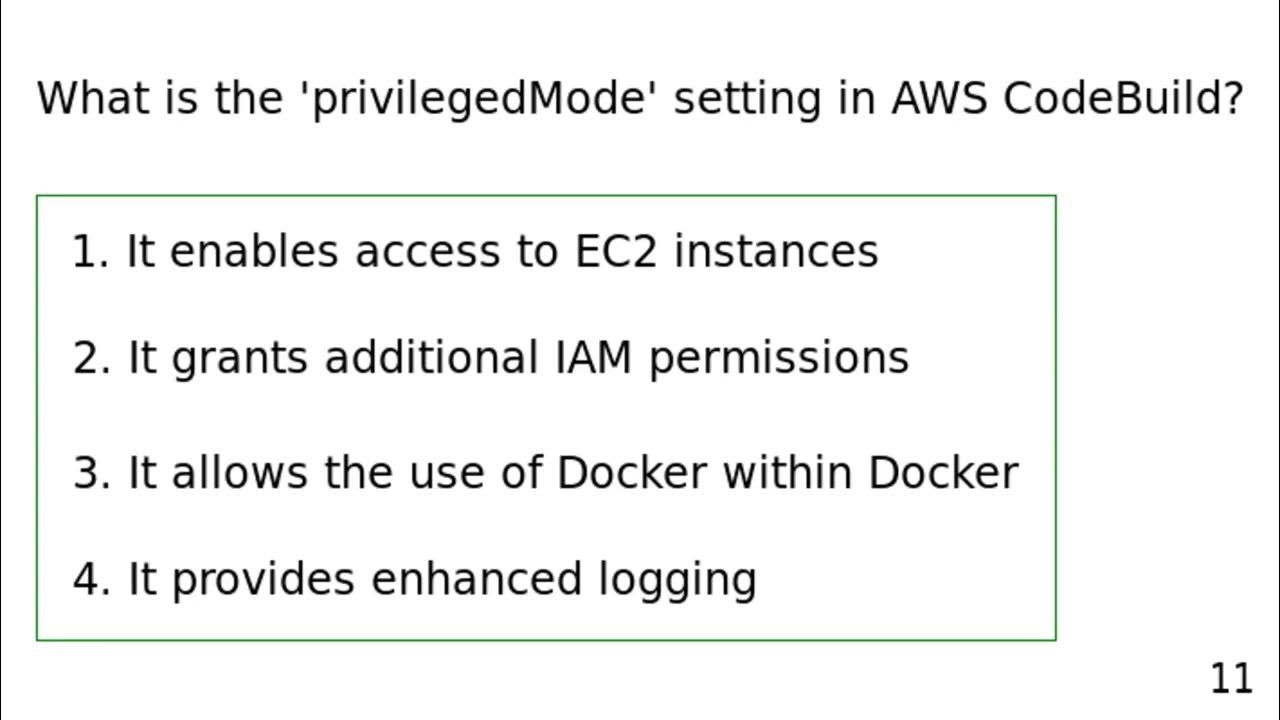 AWS CodeBuild - Quiz - YouTube