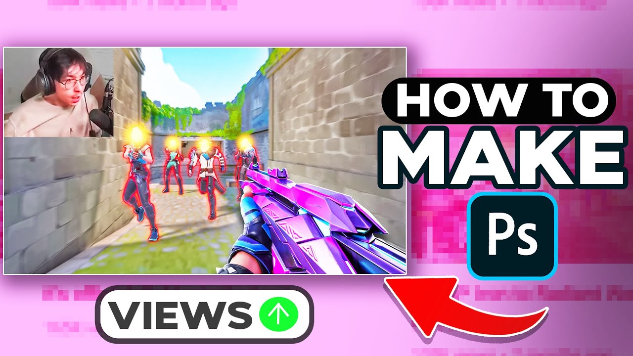 Make Valorant Thumbnails like Grim, Flexinja, Nossy ! Gaming Thumbnail tutorials - YouTube