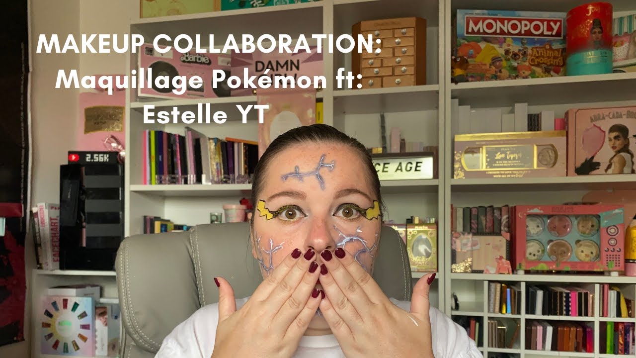 MAKEUP COLLABORATION: Maquillage pokémon (Ft. Estelle yt) - YouTube