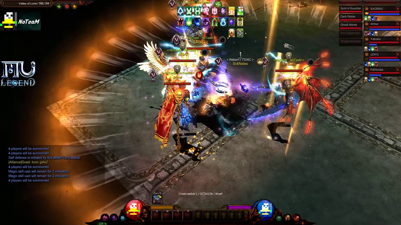 Legend MU - Castle Siege 23-2 - NoTeaM - YouTube