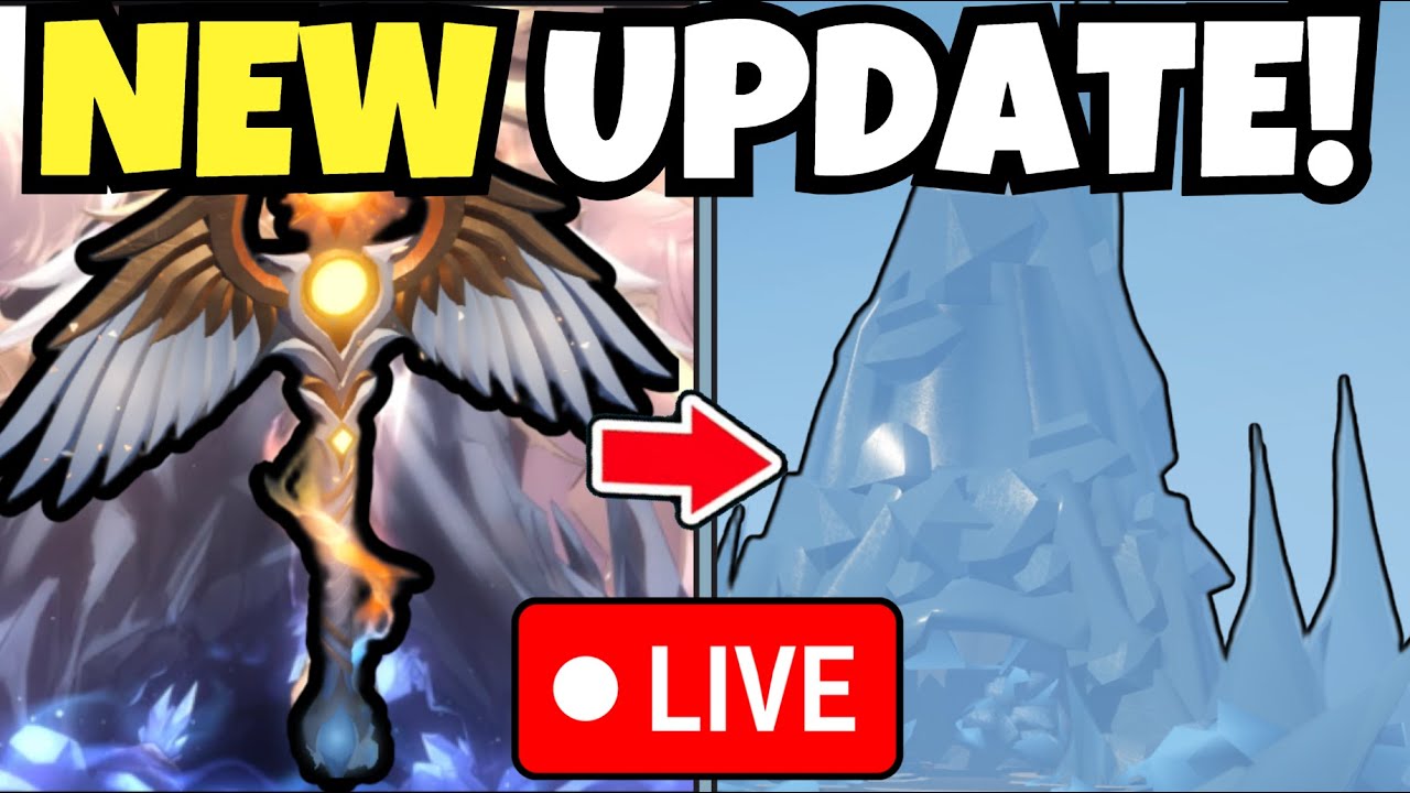 [🔴LIVE] NEW MAZE UPDATE 🚨| FREE REROLLS, ANGELITE PICKAXE & NEW AREA ...