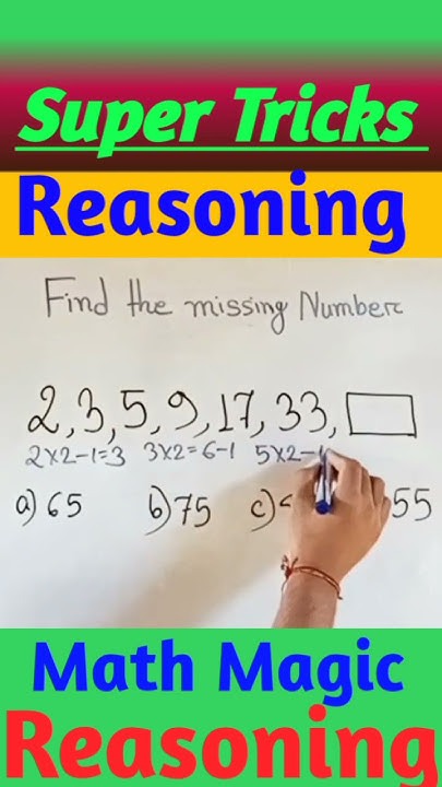 find the Missing Number for competitive exams - YouTube