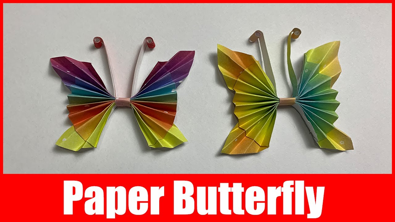 Cute Origami | How to Make Paper Butterfly | Origami Zoo | Crafts for ...