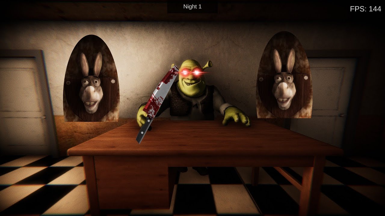 shrek is trying to kill me in 5 nights at shreks hotel full game - YouTube