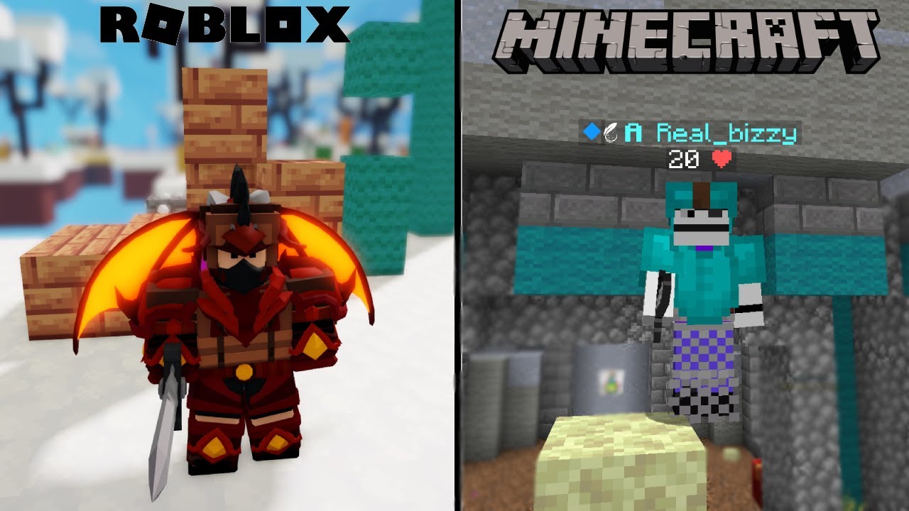 Comparing Roblox Bedwars VS Minecraft Bedwars. (X-MAS SPECIAL!) - YouTube