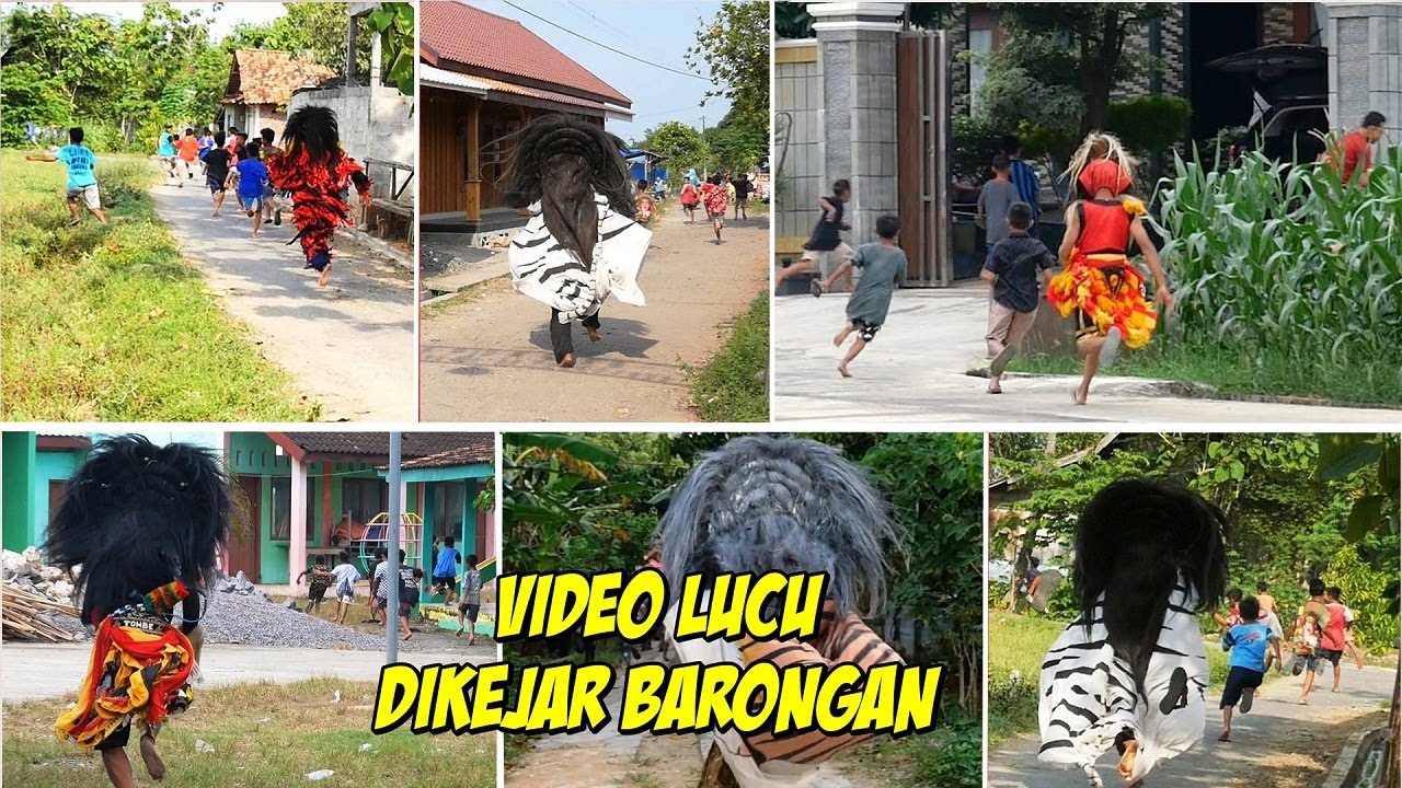 Kumpulan Video Barongan Ngamuk Ngejar Orang Lucu Bikin Ngakak Youtube