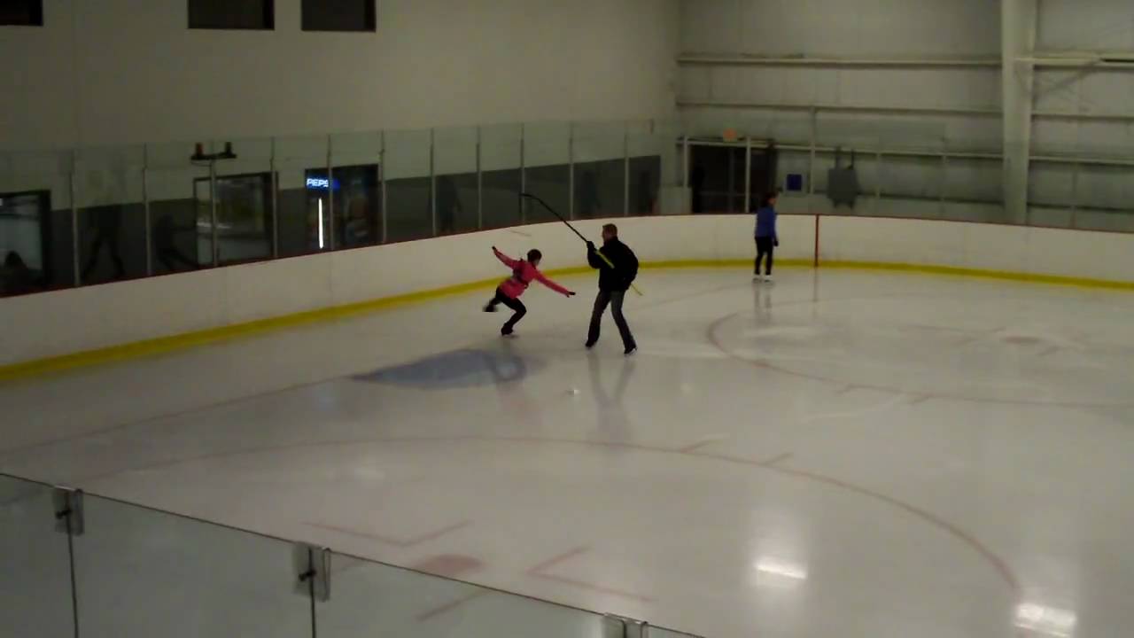 Double Flip on the fishing pole harness - YouTube