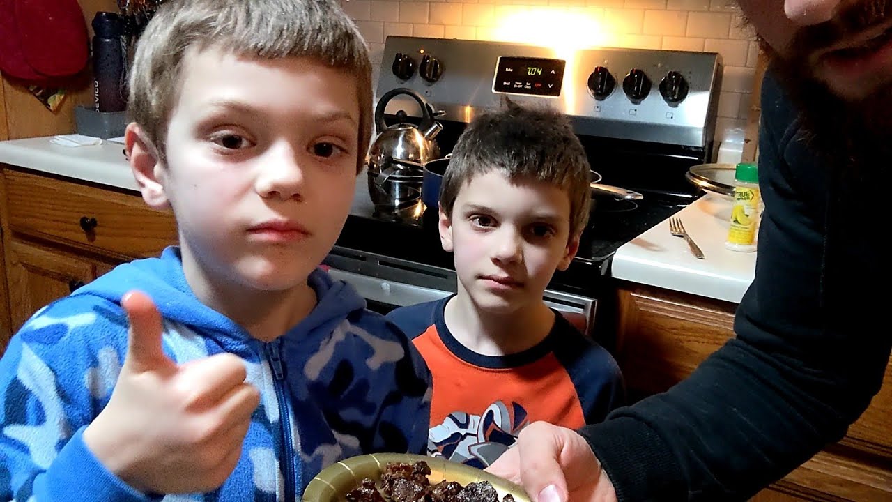 We ate coon meat! The reaction of the boys! - YouTube