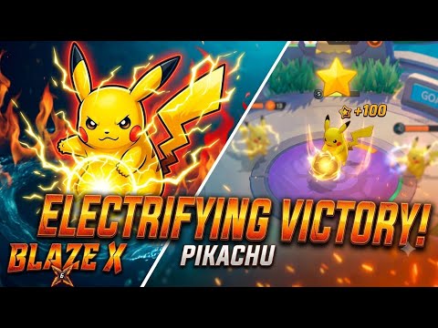 PIKACHU MASTERCLASS! ⚡ Thunder Combo & MVP Gameplay | Pokémon UNITE #video #pikachu 