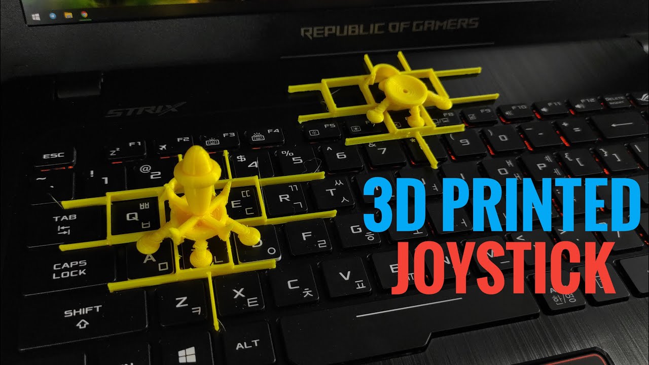 3D Printed Joystick 🕹 for Keyboard - 3D Printing Timelapse - YouTube