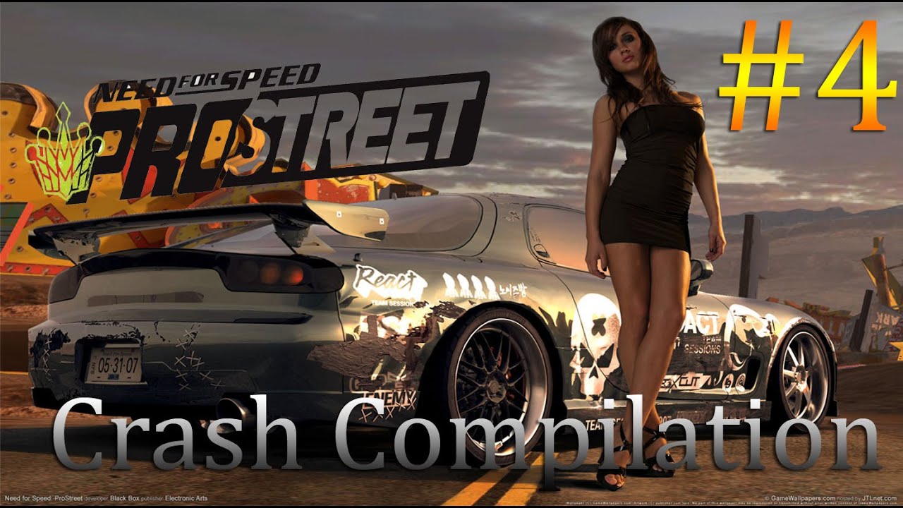 Need For Speed ProStreet - Crash Compilation #4 - YouTube