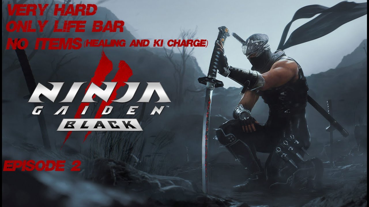 Ninja Gaiden II Black - Very Hard - Only life bar - no items( Healing ...