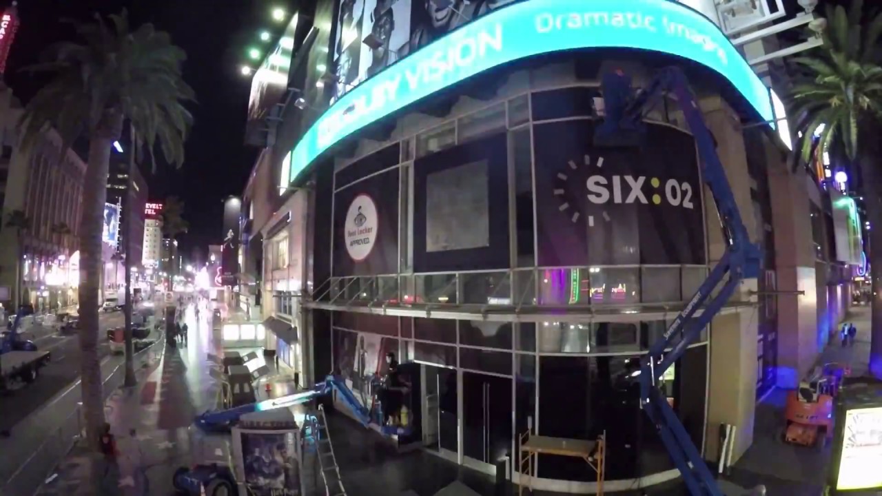 Foot Locker Window Graphics Installation - YouTube