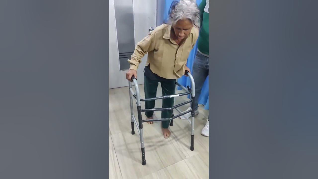 # Gait training brain stroke patients - YouTube
