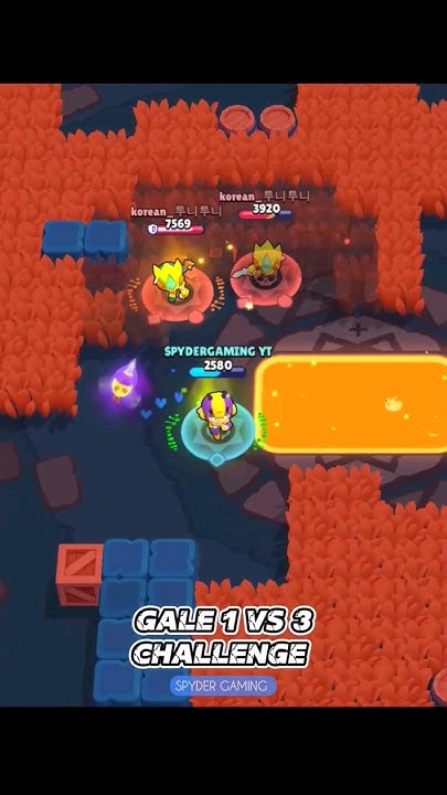 Gale 1 vs 3 Challenge in Duels 🤯🔥 || Brawl Stars #brawlstars #shorts - YouTube