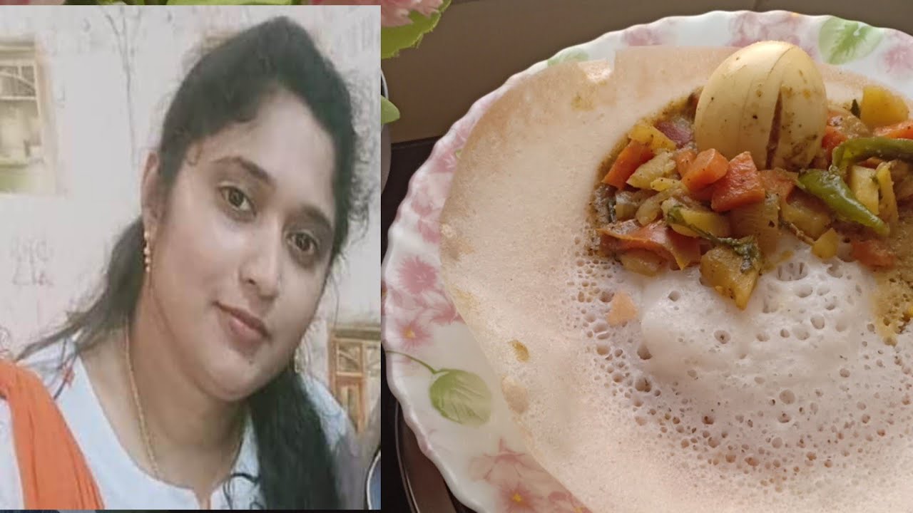 How to make perfect palappam & egg stew// easy breakfast - YouTube