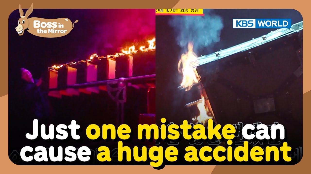 Just one mistake can cause a huge accident. [Boss in the Mirror : 192-8 ...