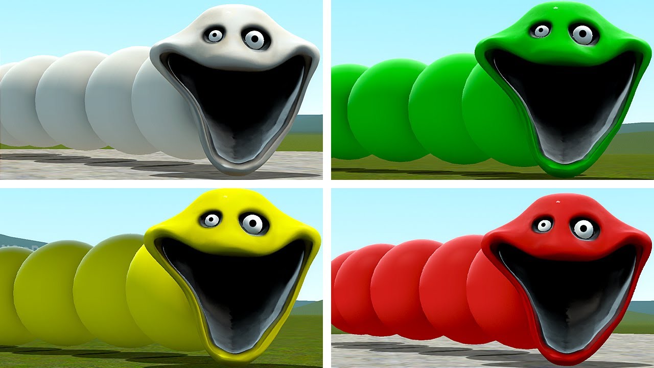 I FOUND THE NEW ALL COLOR HUNGRY WORM ROBLOX In Garry's Mod - YouTube
