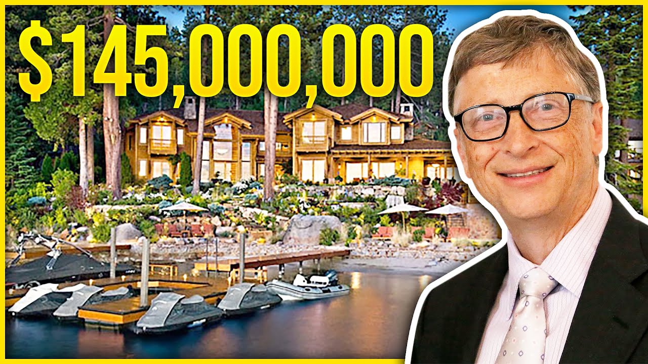 Bill Gates Mansion Virtual Tour Inside Bill Gates' $80BILLION Property