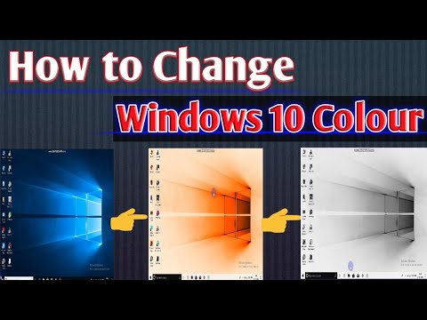 🔥🔥Windows 10 Ka Colour Kaise Badle ।। How To Change windows 10 Colour ...