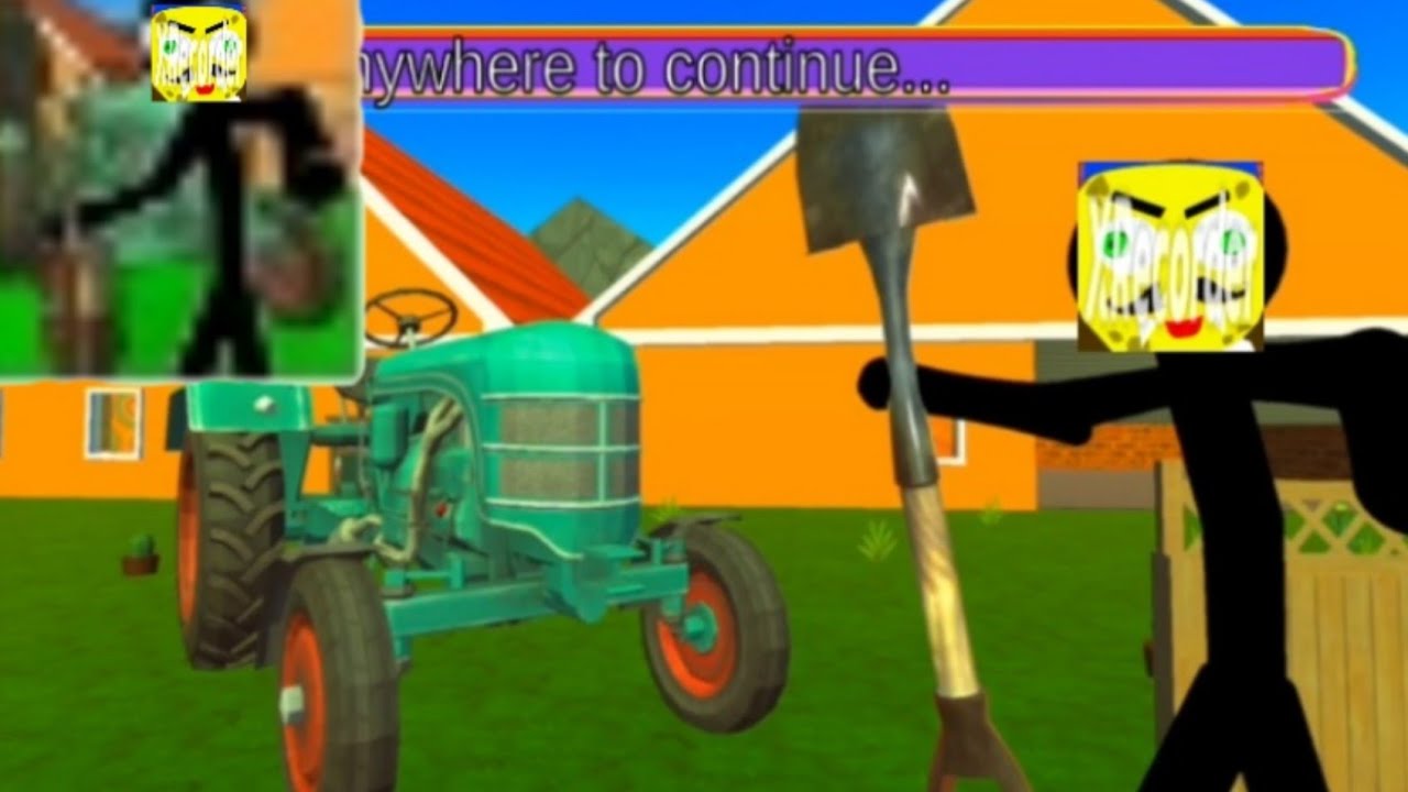 SpongeBob stick neighbor part 1 - YouTube