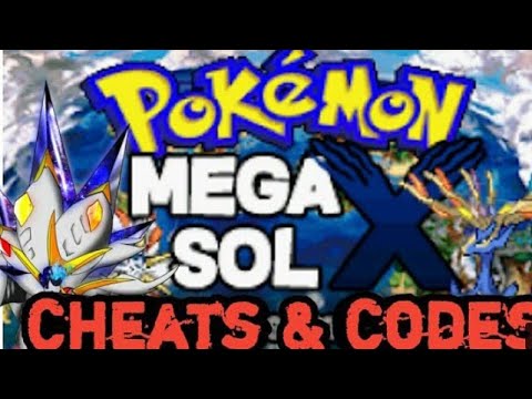 Pokemon mega-sol-x all cheat codes - YouTube