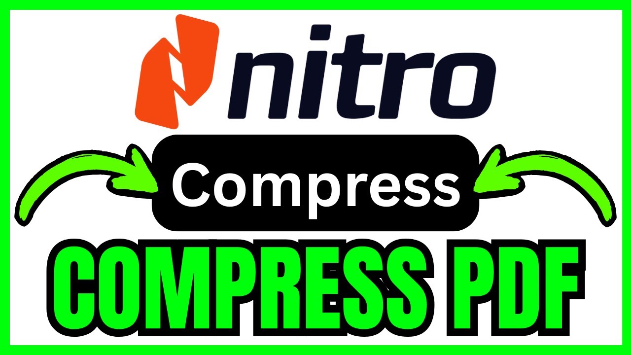 How To COMPRESS PDF File Size In Nitro Pro (QUICK & EASY) 2026 - YouTube