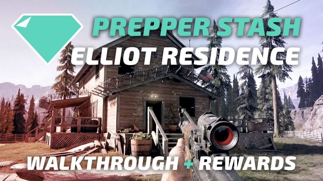 THE HOLDOUTS: ELLIOT RESIDENCE PREPPER STASH | FAR CRY 5 - YouTube