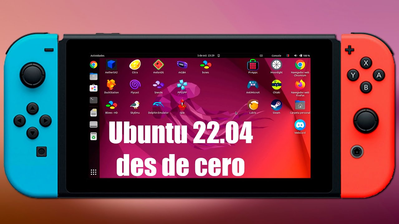 he instalado Ubuntu 22.04 en switch ¿y ahora que? guía de instalación ...